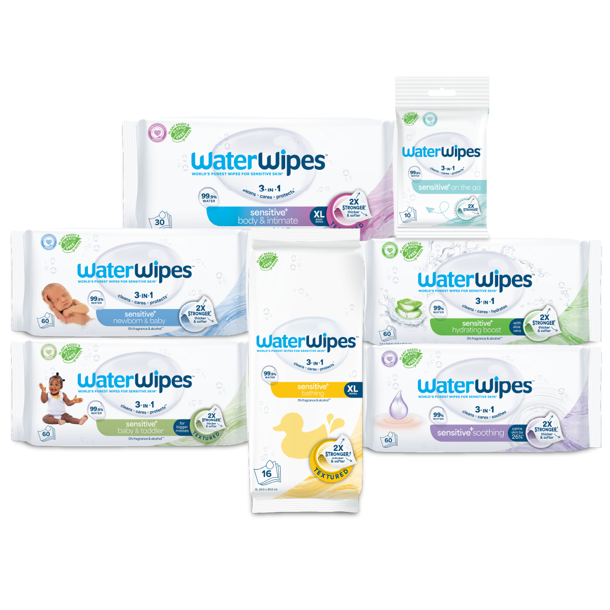 Sensitive Plus Hydrating Boost Wipes | WaterWipes