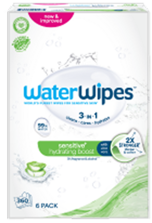 Sensitive Plus Hydrating Boost Wipes | WaterWipes